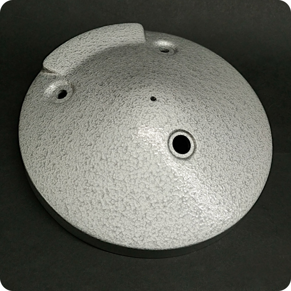 Hammered finished 'Fuzz Case' Enclosure - Drilled with Rubber Beard ...